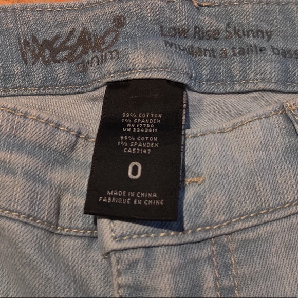 Mossimo Supply Co. | Jeans | Mossimo Denim Low Rise Skinny Size | Poshmark